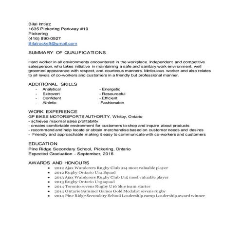 bilalsresume | DOCX