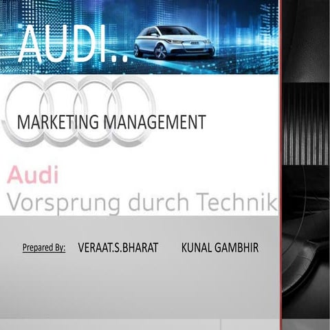 Marketing- My AUDI Presentation | PPTX