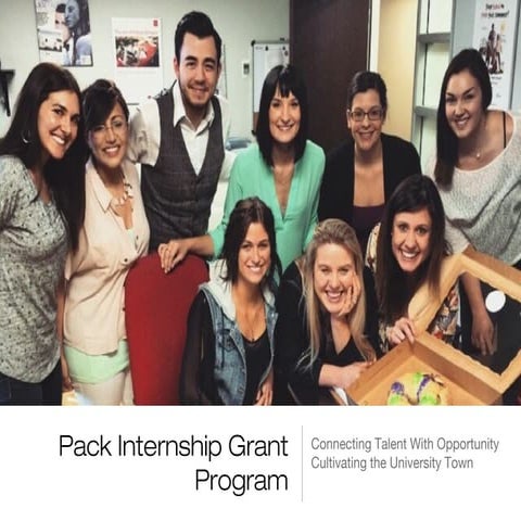 Internship Grant Program | PPT | Undergraduate Education | College ...