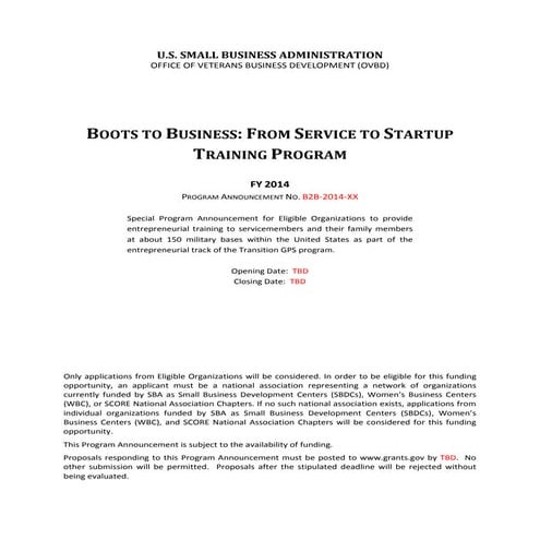 Program Announcement | PDF