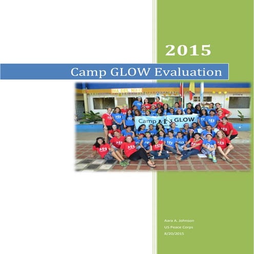 Camp GLOW 2015 Behavior and Development Evaluation | PDF