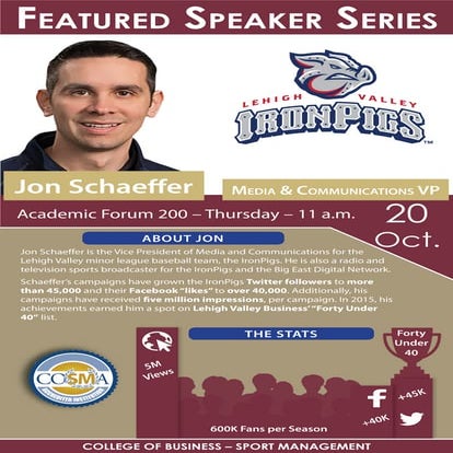 SpeakerSeries_Oct | PDF