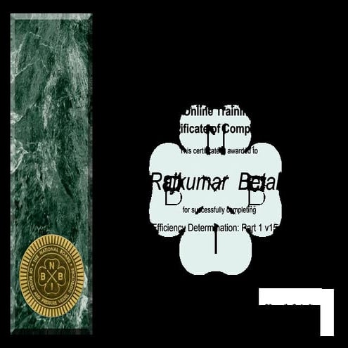 coursecompletion (1) JOINT EFFICIENCY | PDF