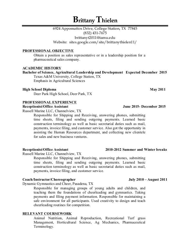Resume-Brittany Thielen Official