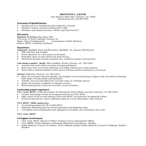 Resume MAY 2016 | PDF
