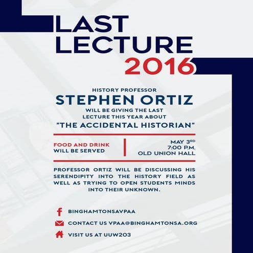 Last Lecture flyer | PDF