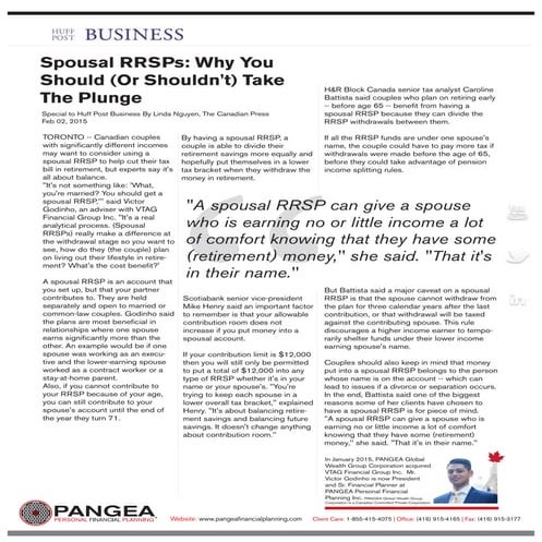 Huff - Spousal RRSP | PDF