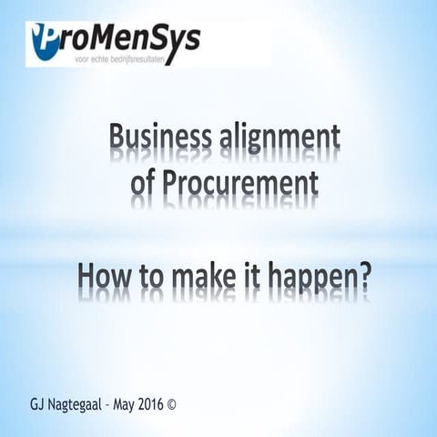 Wipro Procurement Planning | PPTX