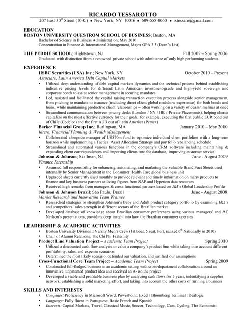 Clayton Bennice Resume | PDF | Business Accounting & Finance | Business