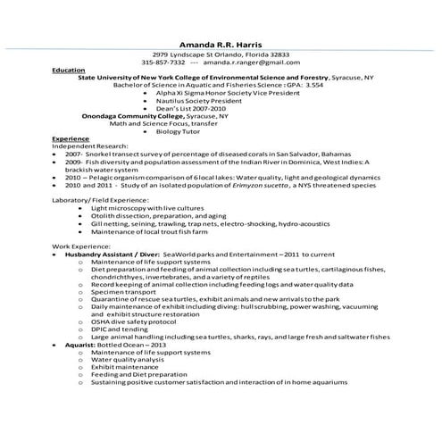 amanda resume | PDF