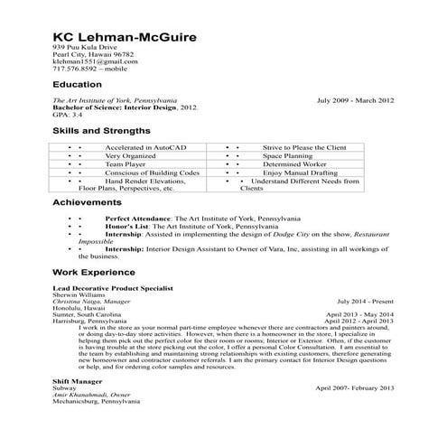 Resume | DOCX