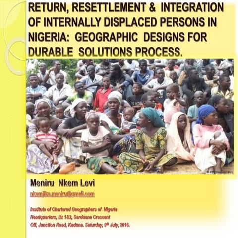 internally displaced persons | PPTX