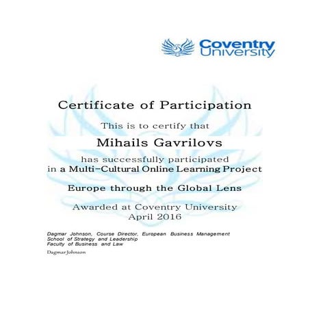 Mihails Gavrilovs - Latvia | DOCX
