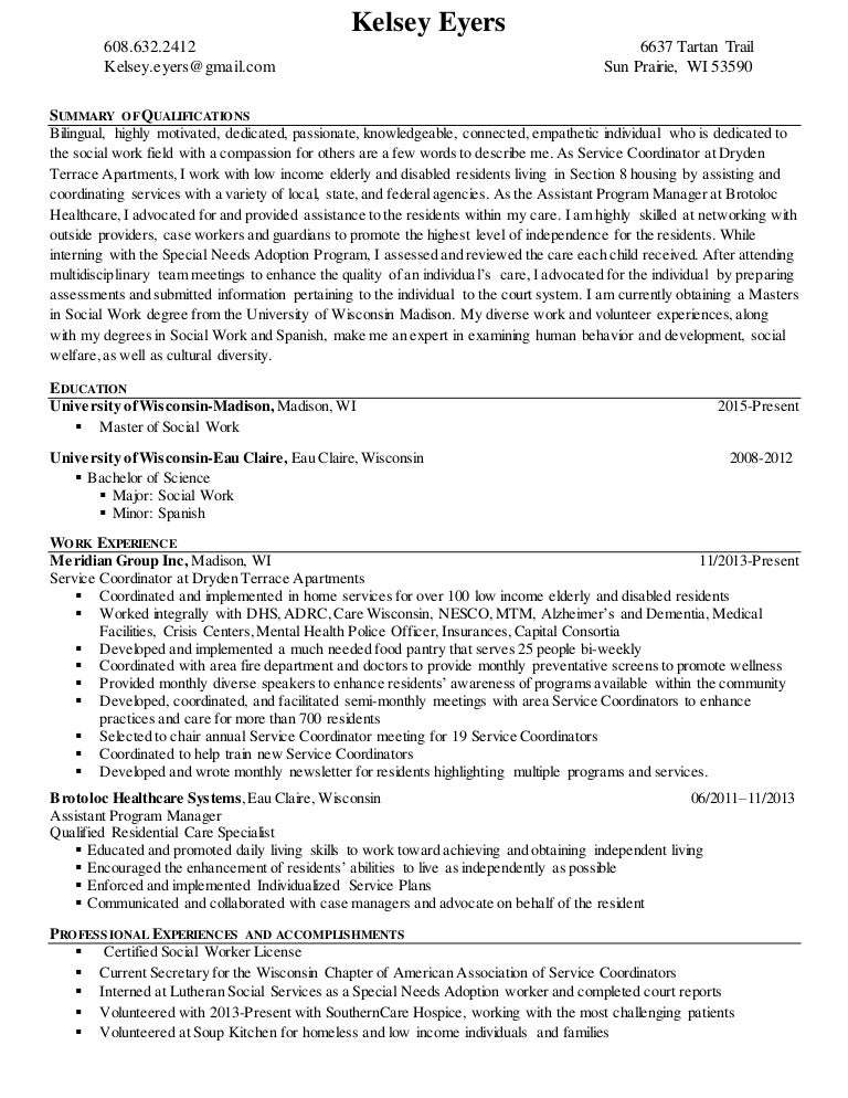 Kelsey Eyers Resume