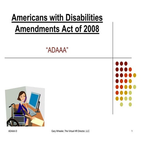 ADAAA Law | PPT