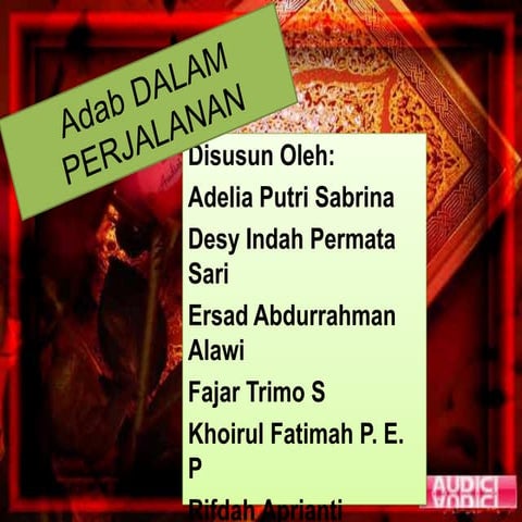 Adab berpergian | PPTX