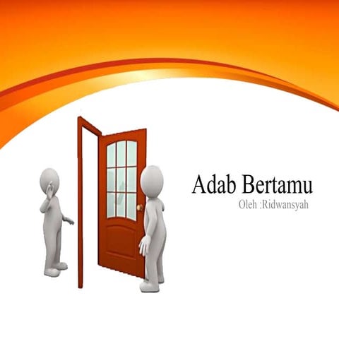 Adab bertamu | PPTX