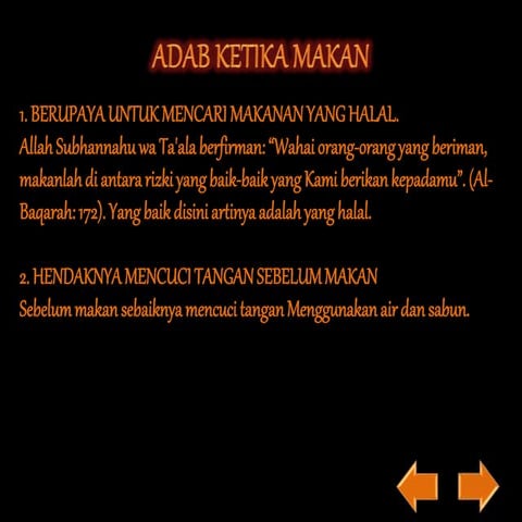20 adab makan dalam islam | DOC