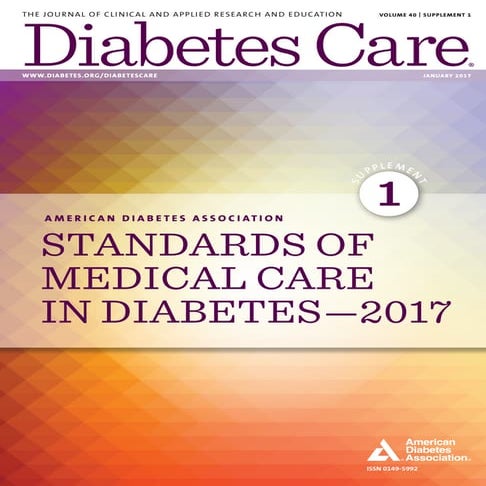 Ada diabetes care 2017 | PDF | Diabetes | Diseases and Conditions