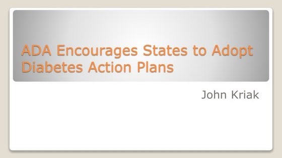 ADA Releases 2025 Standards of Care for Diabetes | PPTX