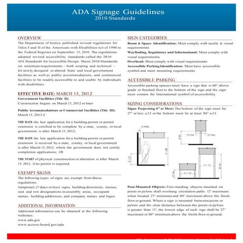 ADA Guidelines | PDF