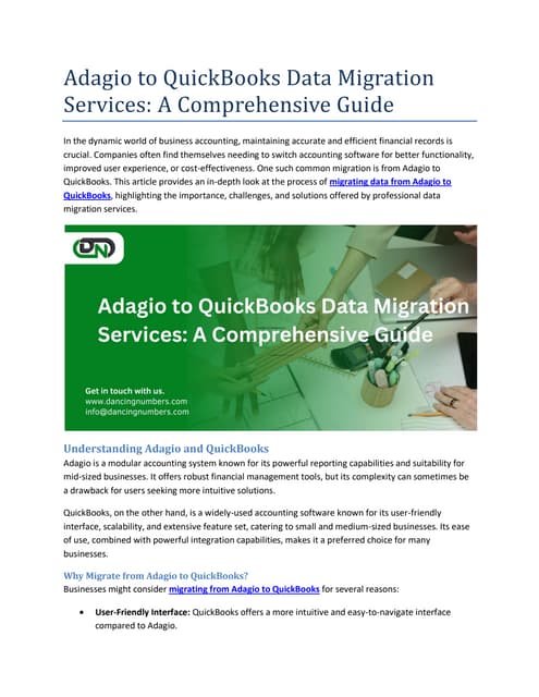 Accpac to QuickBooks Conversion Navigating the Transition with Online ...