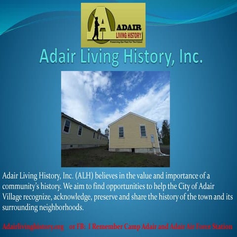 Adair Air Force Service History Presentation | PPTX