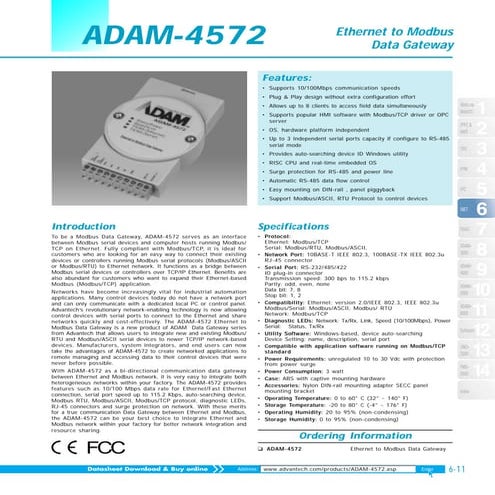 Adam 4572 converter | PDF