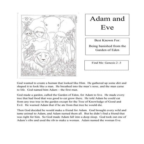 Adam And Eve | DOCX