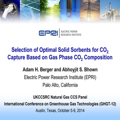 Selection of Optimal Solid Sorbents for CO2 Capture Based on Gas Phase ...