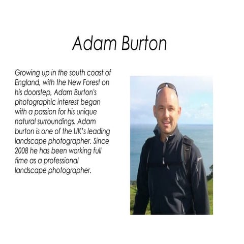 Adam burton | PPT
