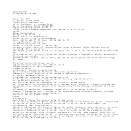 Adam fawer empati | PDF