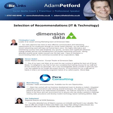 LinkedIn for Sales Teams - Client Feedback | DOCX