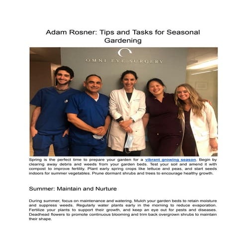 Adam Rosner_ Tips and Tasks for Seasonal Gardening.pdf | Gardening ...