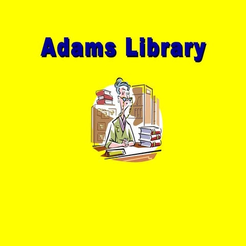 Library orientation power point | PPT