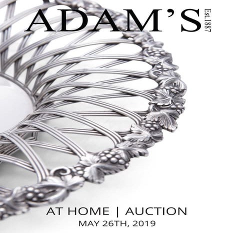 Adams At Home Auction May 26th, 2019 | PDF