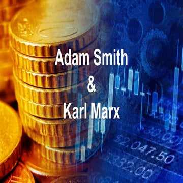 Adam Smith & Karl Marx | PPTX