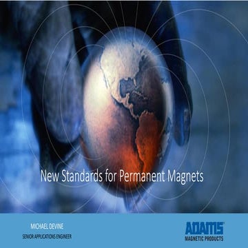 Adams new standards for permanent magnets 2019 | PDF
