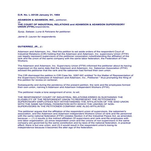 Adamson vs ca | DOCX