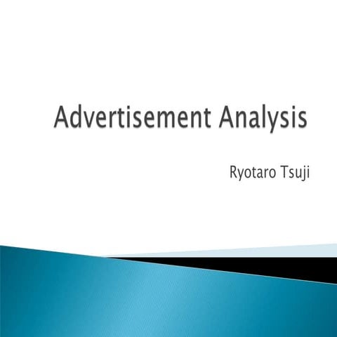 Ad analysis | PPTX