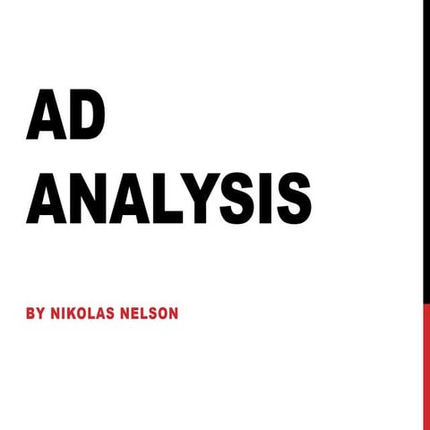 Ad analysis | PPTX