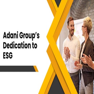 Adani Group’s Dedication to ESG | PPTX