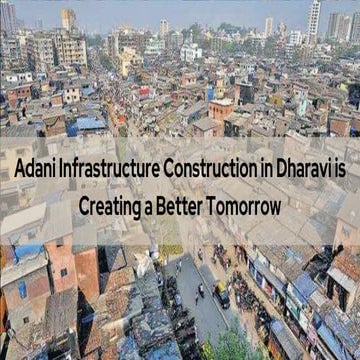 Adani Dharavi redevelopment is a model for India’s Urban change | PPTX
