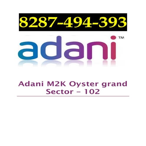 Adani sect 102 resale | PDF