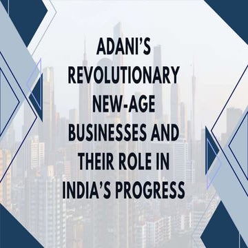 Adani and the Energy Transition Updates on Renewable Investments | PPTX