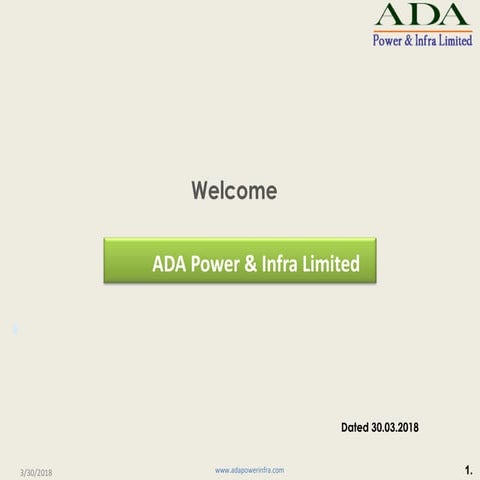 Ada power presentataion 30.03.2018