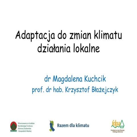 Adaptacja do zmian klimatu | PDF | Science