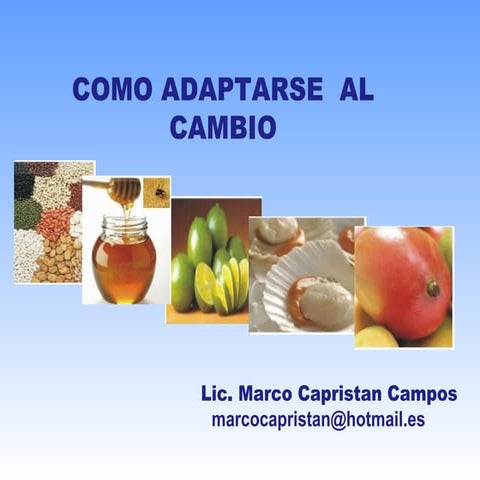 Adaptarse al cambio | PPT