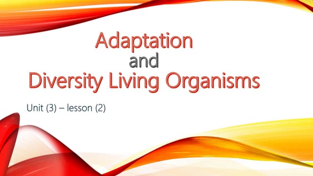 BODY STRUCTURES THAT HELP ANIMALS ADAPT AND SURVIVE .pptx