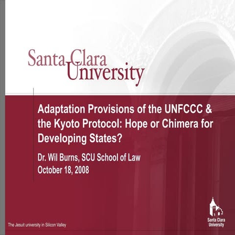 Adaptation Responses to Climate Change under the UNFCCC and Kyoto ...